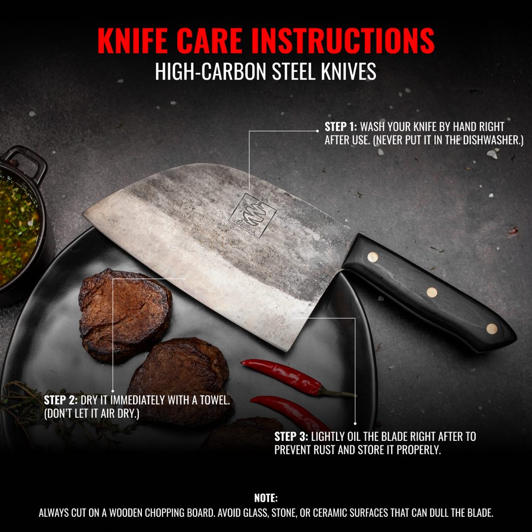 Promaja - professional serbian clever meet cutting carving knife and ...