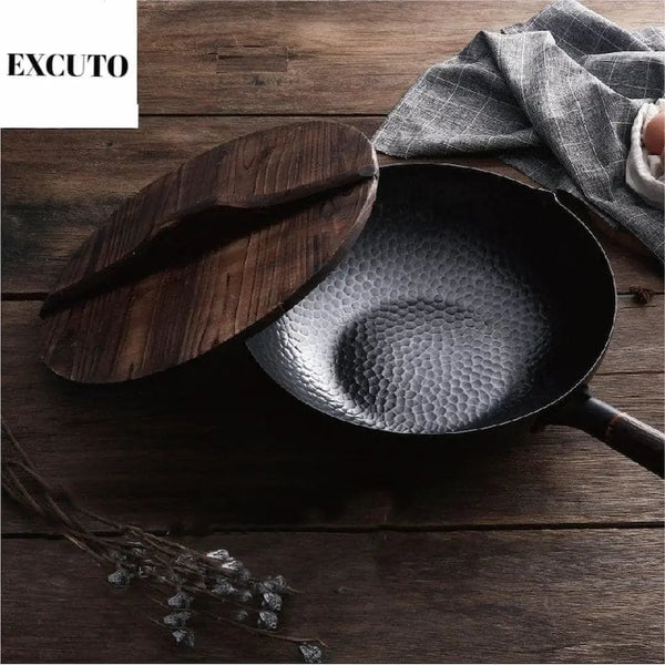 EXCUTO - iron skillet cast flat heavy pan | Coolina